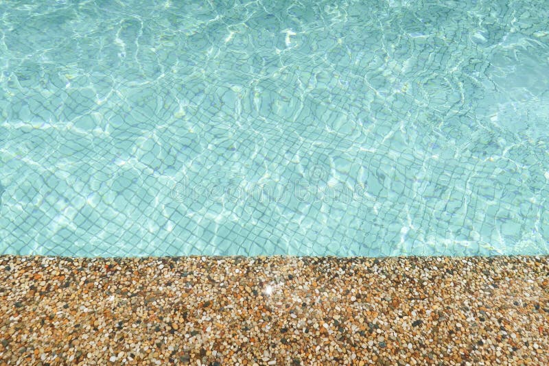 Stone Edge of a Swimming Pool Stock Photo - Image of pool, background ...