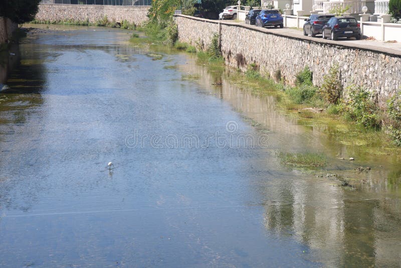 Stone Embankment of the River Oba, Antalya, Turkey 2022. Stock Photo ...