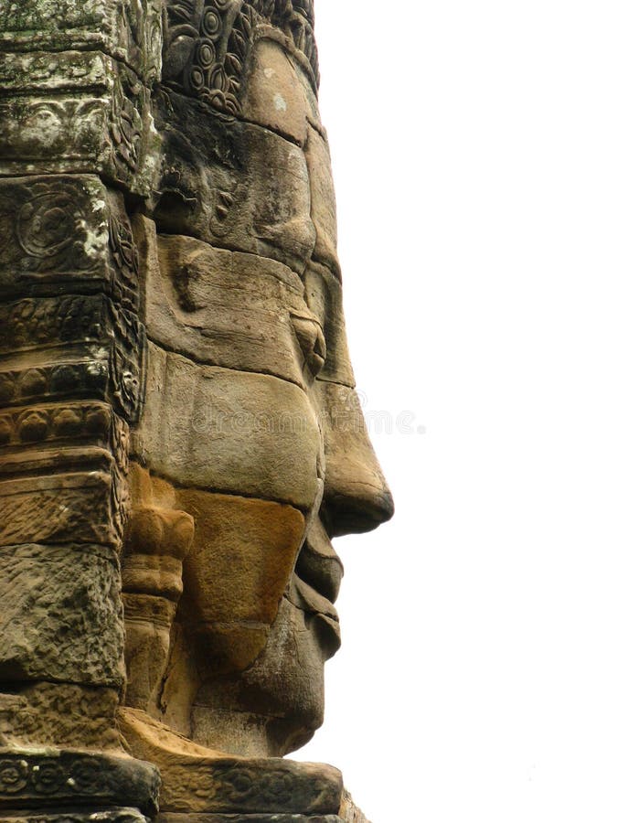 Stone face stock photo. Image of isolated, ancient, gate - 14520282