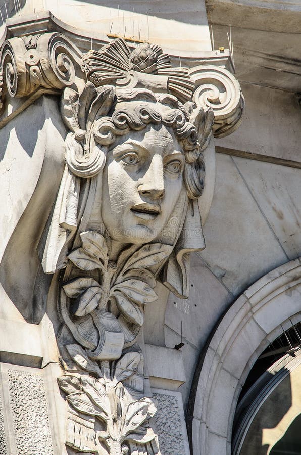 Stone face stock photo. Image of stone, building, history - 26327250