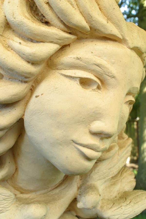 Stone face stock photo. Image of statue, ornament, woman - 997272