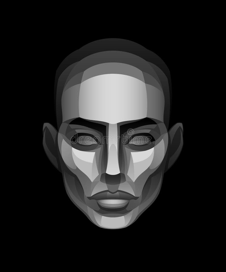 Stone Face stock image. Image of stone, mouth, grey, close - 324143