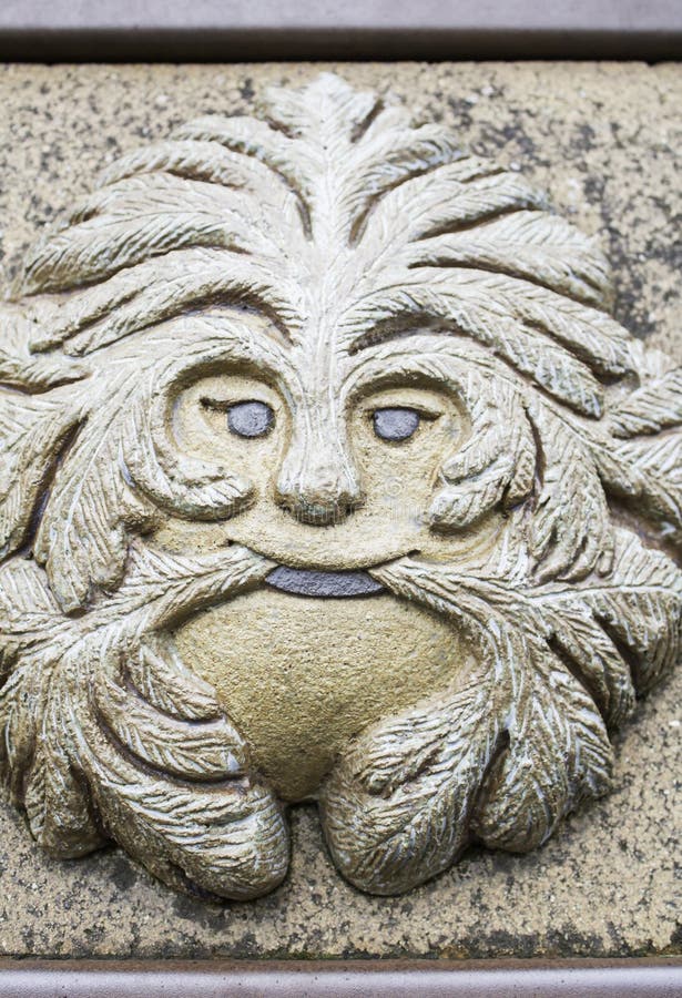 Stone Face stock image. Image of creation, decoration - 43855203