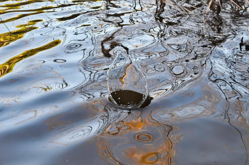 Splash stock image. Image of nature, falling, stone - 110362093