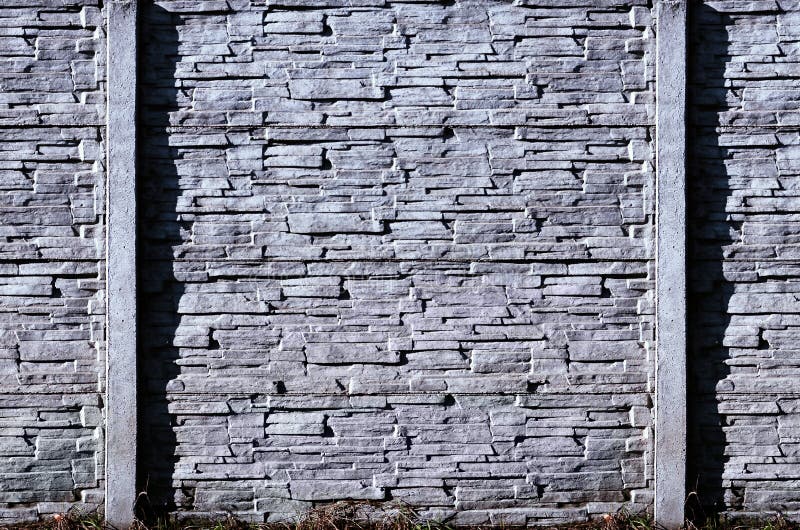 Stone fence texture stock photo. Image of pebble, aged - 81067356