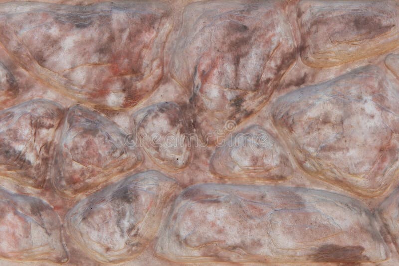 Stone Fence Texture - Building Feature. Texture of Concrete Fence with ...