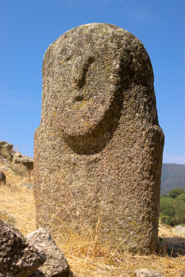 Stone Figure of Ancient Civilization Stock Image - Image of archaeology ...