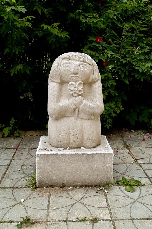 Stone Figures . Veliky Novgorod. Stock Photo - Image of detinets ...