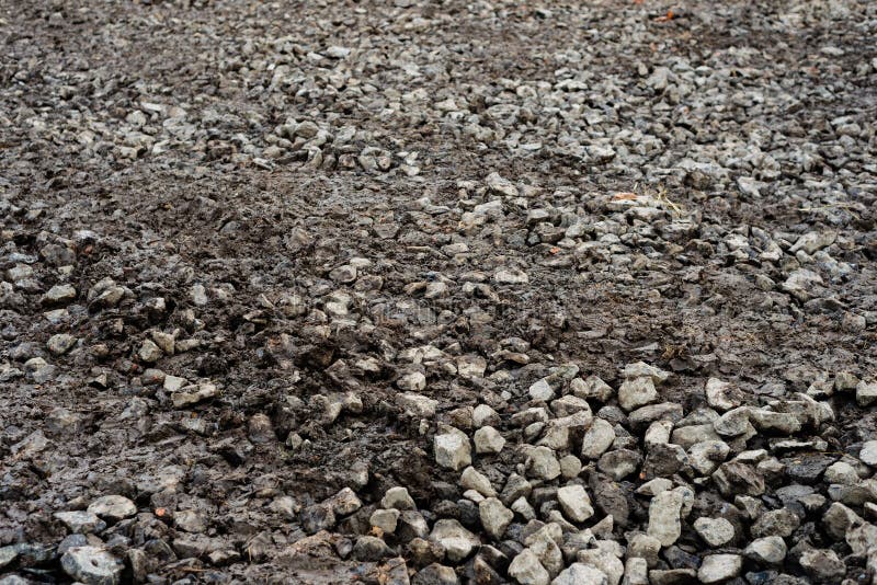 Stone Filed Mud Soil Landscape Texture Stock Photo - Image of ...