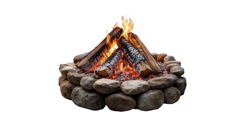 Camp Fire Logs Isolated Transparent Background Stock Photos - Free ...