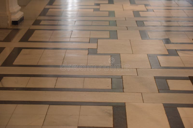 A Stone Floor in a Building Stock Photo - Image of business, floor ...