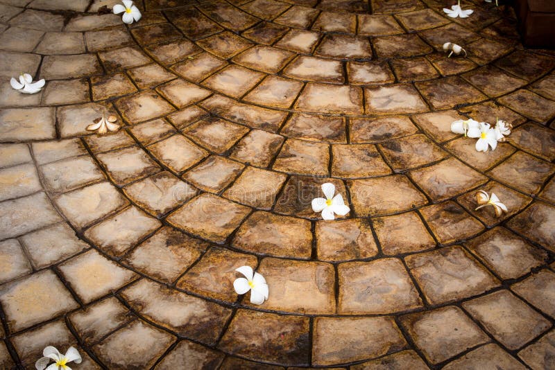 Stone floor tiles stock photo. Image of circle, elements - 41860034