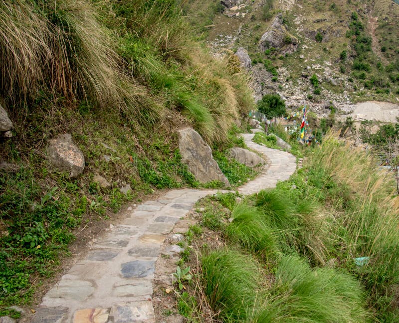 Stone Foot Path stock photo. Image of stone, hillside - 92381986