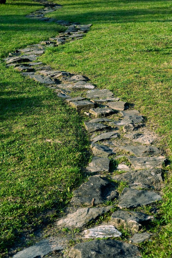 Stone footpath stock photo. Image of pathway, lane, brick - 17437836