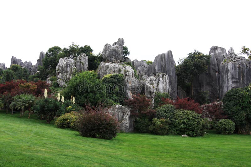 Stone forest stock photo. Image of outdoors, china, national - 6413134
