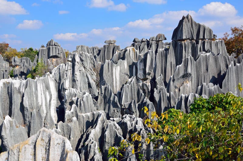 Stone Forest stock photo. Image of yunnan, stone, china - 49440928