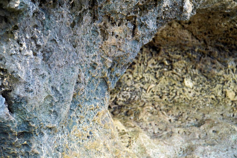 Stone Formation Textured Surface in the Cave Stock Image - Image of ...