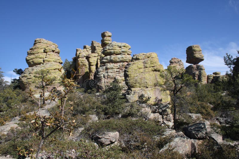 USA, AZ/Chiricahua Mountains: Mushroom Rock Stock Image - Image of rock ...