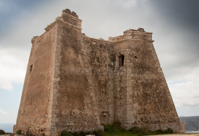 Stone Fort Spain stock image. Image of fortress, stone - 40261233