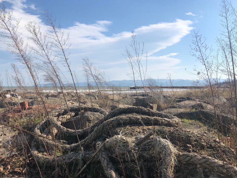 Stone Fortification, Coastal Guard Structure by the Sea Stock Photo ...