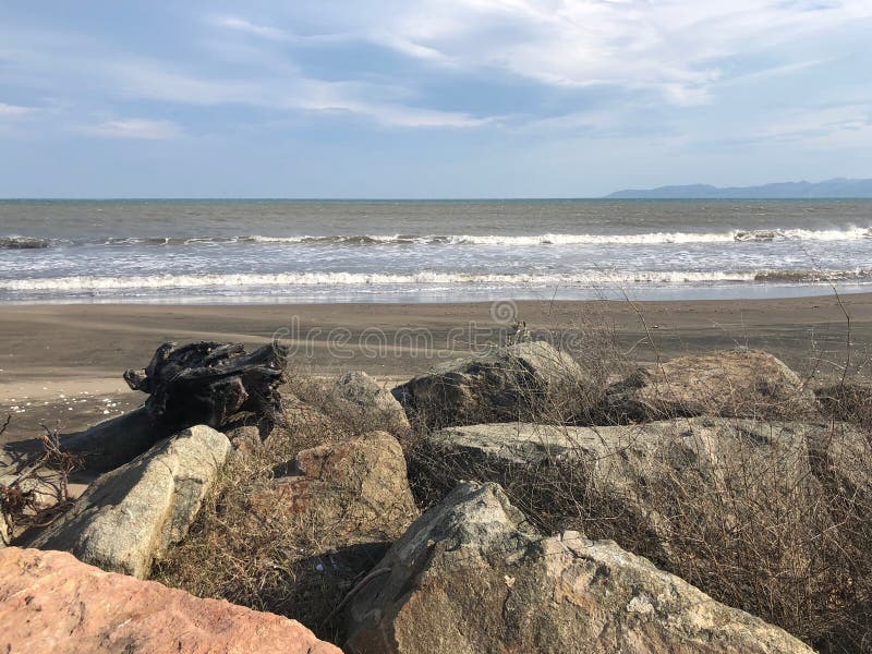 Stone Fortification, Coastal Guard Structure by the Sea Stock Photo ...