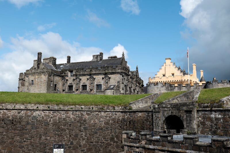The Stone Fortification of Stirling Castle in Scotland, Great Britain ...