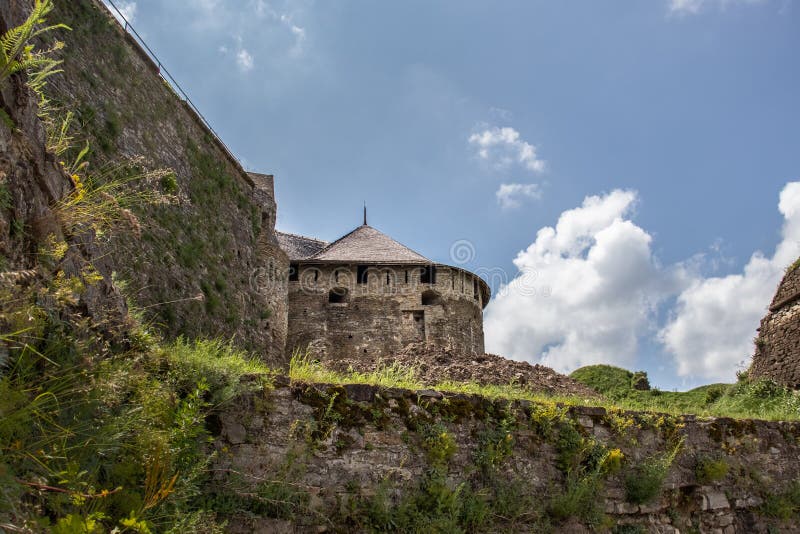 Stone Fortifications of an Ancient Castle Stock Photo - Image of europe ...
