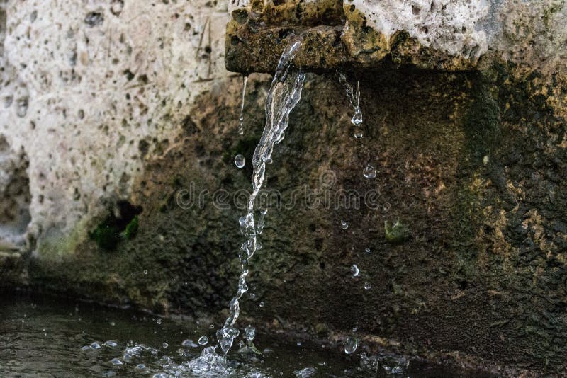 Source of spring water stock image. Image of irrigate - 43892745