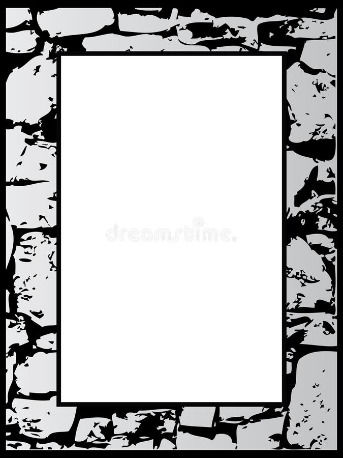 Stone frame stock illustration. Illustration of arrangement - 30785859
