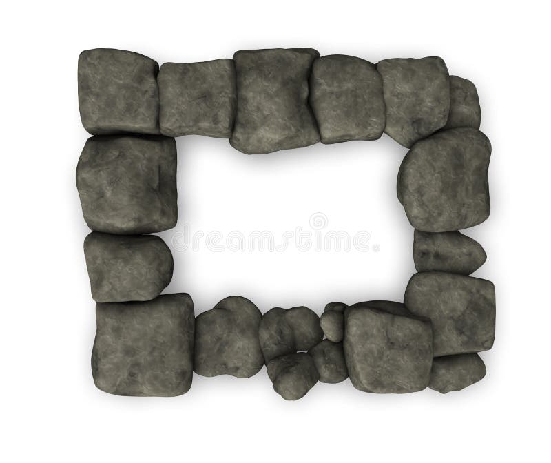 Stone frame stock illustration. Illustration of arrangement - 30785859
