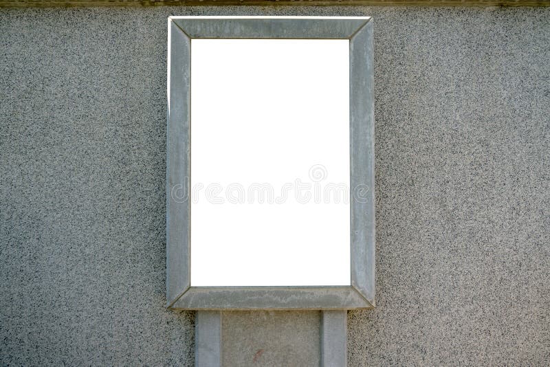 Stone Frame with Empty Blank White Place Stock Image - Image of space ...