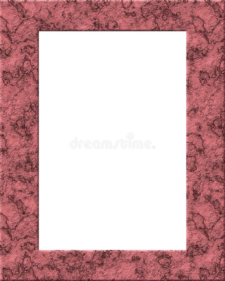 Stone Frame Pink Print Photo Frame Marble Stock Illustration ...