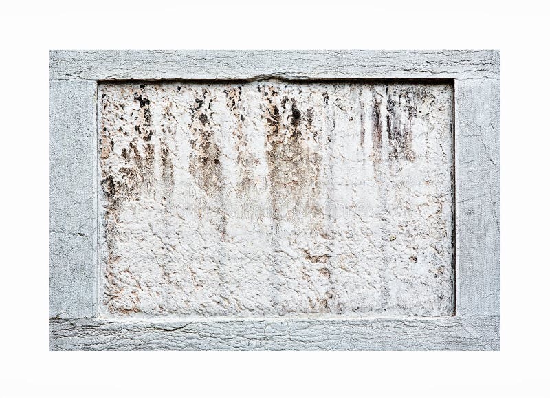 Empty Granite Signboard with Border & Frame Stock Image - Image of ...