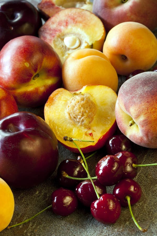 Stone Fruits stock photo. Image of assortment, fruit - 17401888