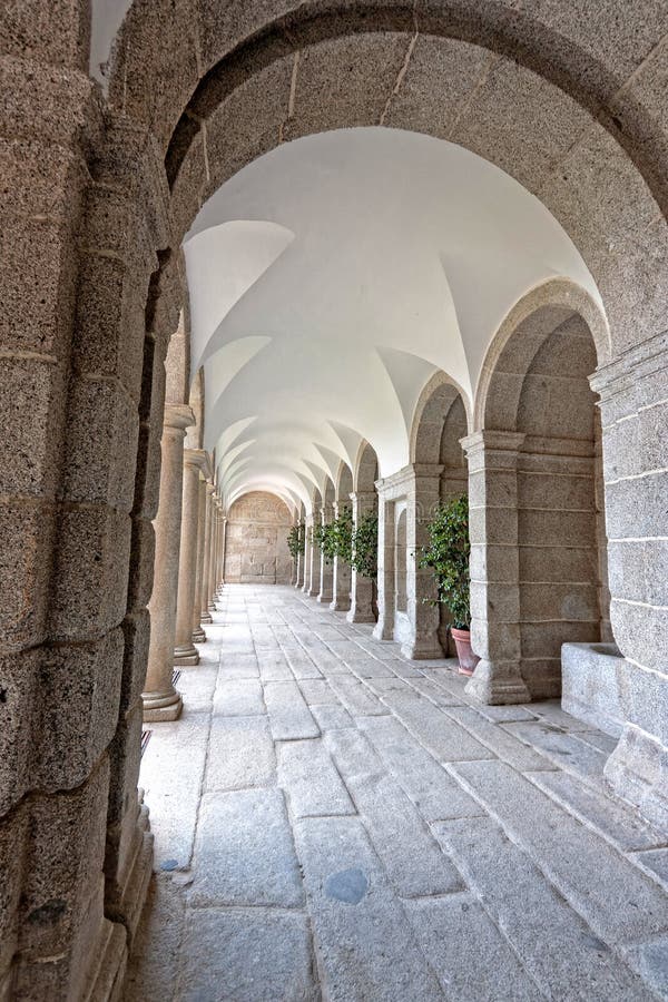 Stone Gallery stock image. Image of madrid, tourism, travel - 26686259