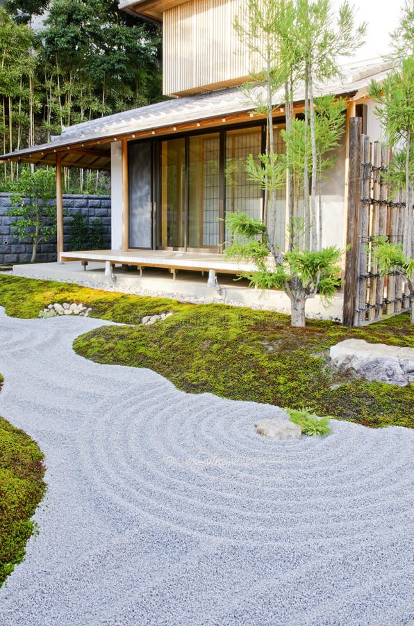 Old Japanese House Near Fuji Mountain. Stock Image - Image of healing ...