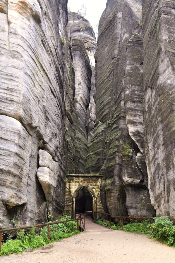Stone gate stock photo. Image of maze, abstract, hiking - 27901332