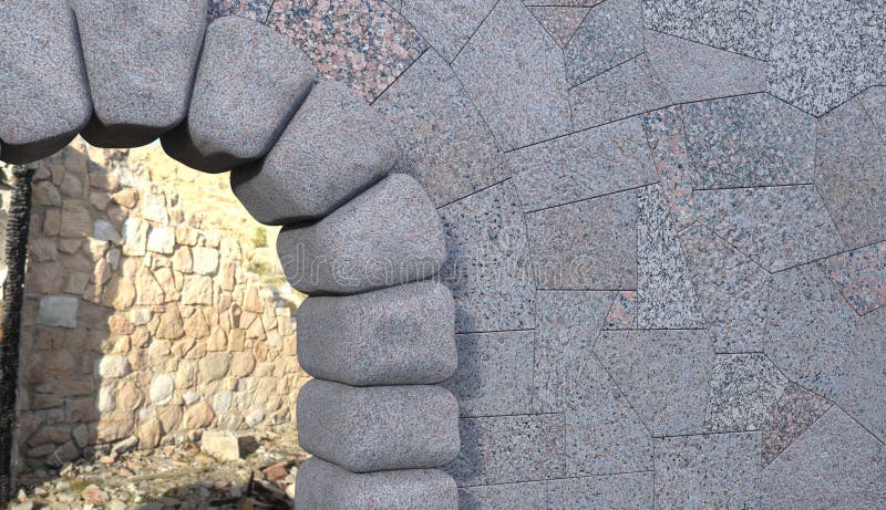 Stone Gate stock illustration. Illustration of ornate, mortar - 281427