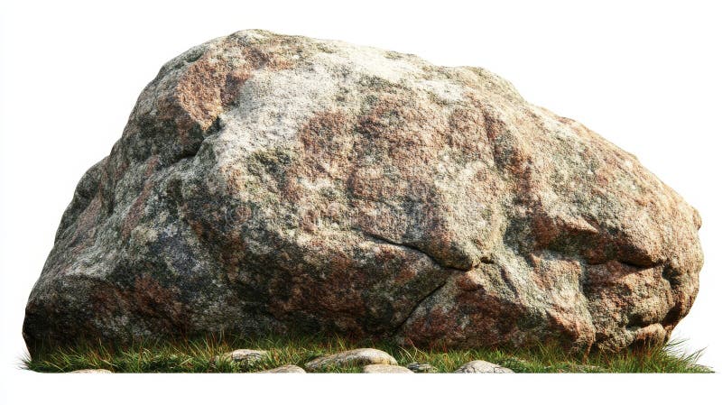 Stone with a Geological Composition, Rough Granite Rock Has Visible ...