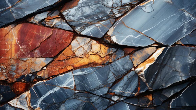 Stone Geological Patterns stock illustration. Illustration of geology ...