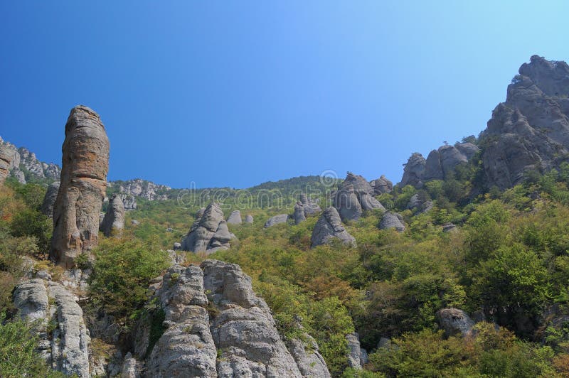 Stone giant stock image. Image of arid, landscape, color - 6267749