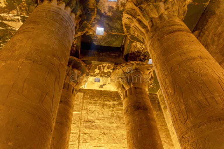 Stone Giants: Edfu S Architectural Marvels Stock Image - Image of ...