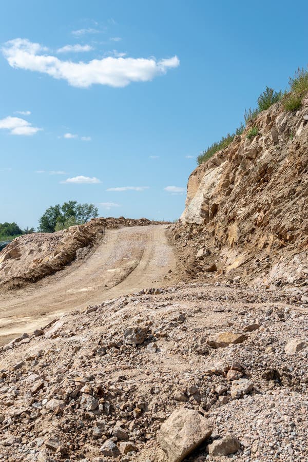 Stone Granite Quarry. Rock Texture Background Stock Photo - Image of ...