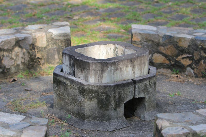 A Stone Grill for BBQ, Hong Kong Stock Photo - Image of yard, soothing ...