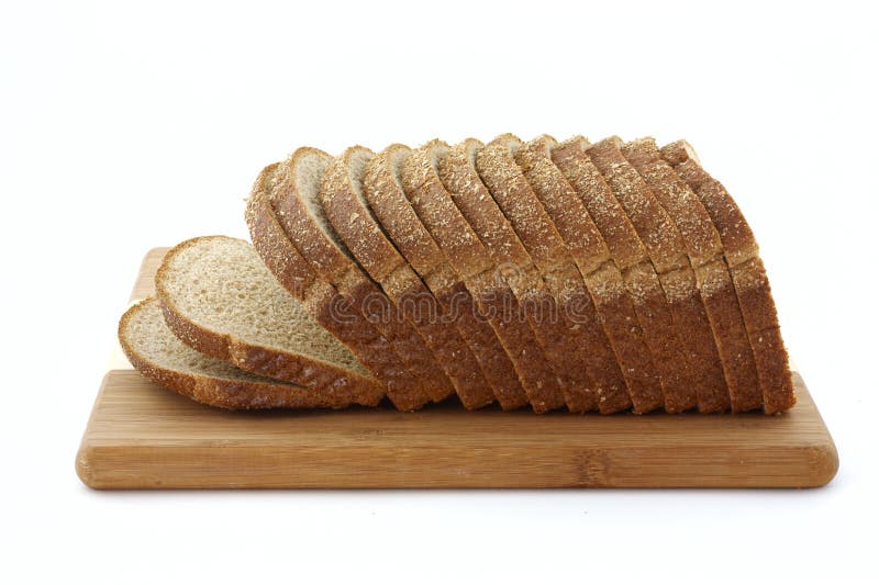 Stone Ground Whole Wheat Bread Loaf Stock Photo - Image of healthy ...