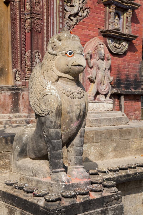 Stone Guardian at Sewu Temple, Indonesia Stock Image - Image of relic ...