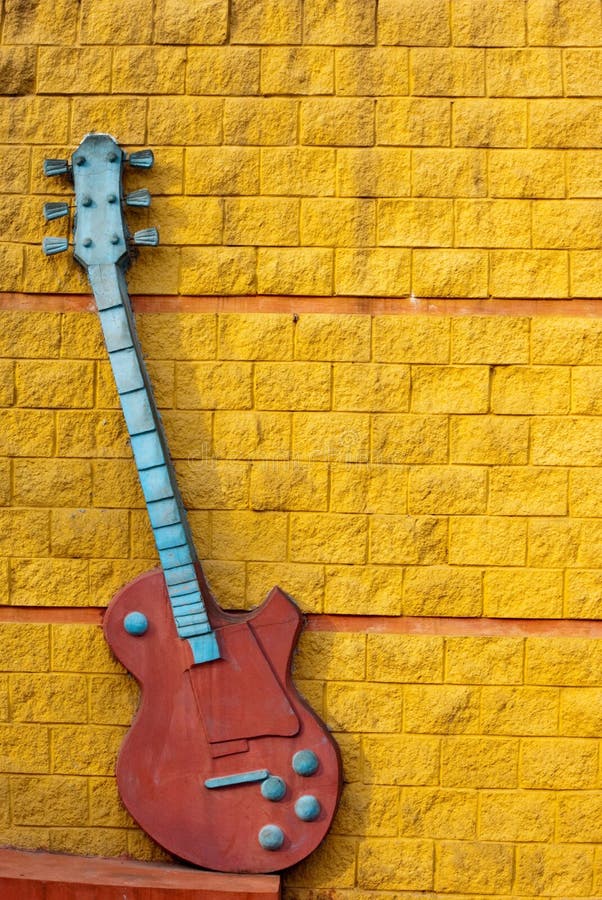 Stone Guitar well stock image. Image of deck, still, background - 10729995