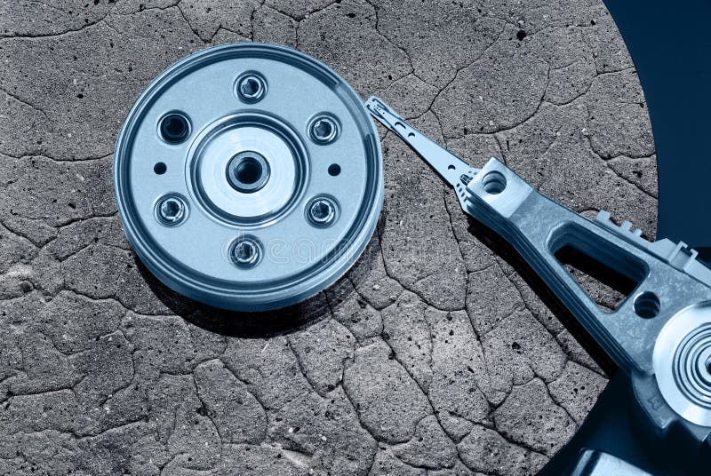 Stone hard disk stock photo. Image of data, memories, industry - 4951184