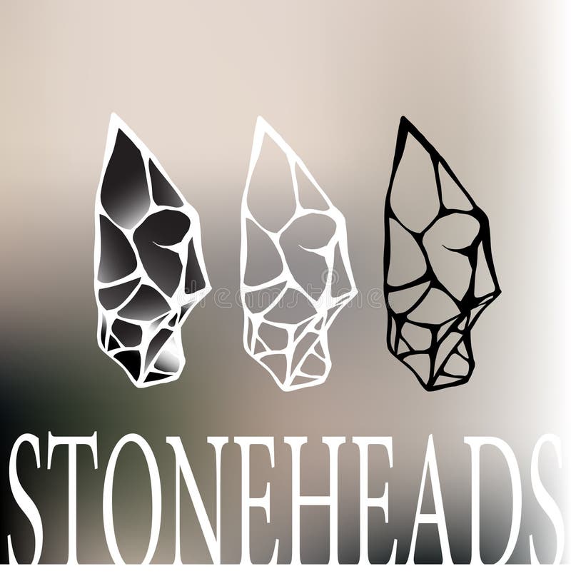 Stone head logo stock vector. Illustration of head, logo - 52505563