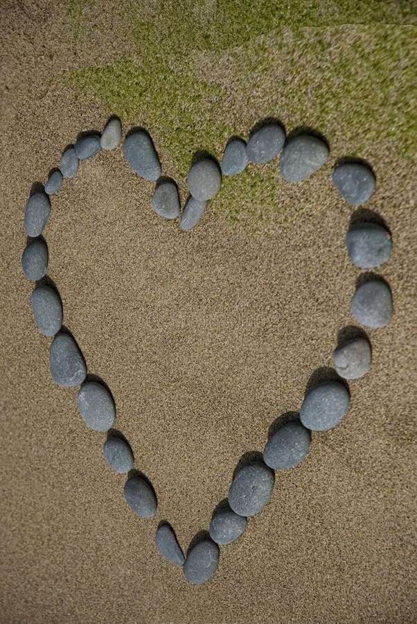 Stone heart stock image. Image of romantic, symbol, pebble - 10475913